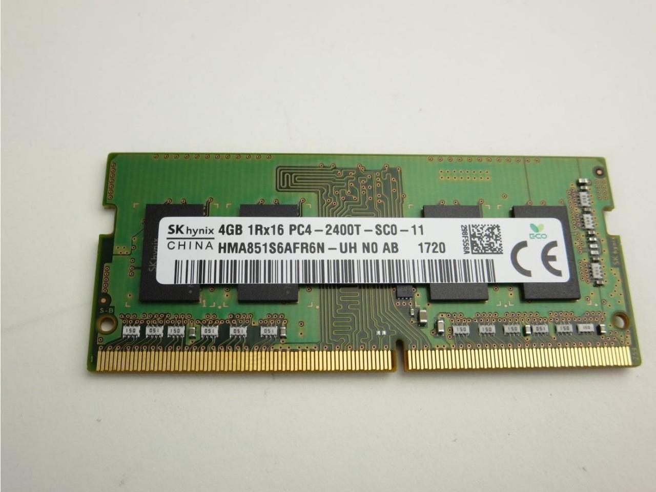 RAM 4G 1RX16 PC4-2400T-SC0 HMA851S6AFR6N-UH notebook memory stick ...