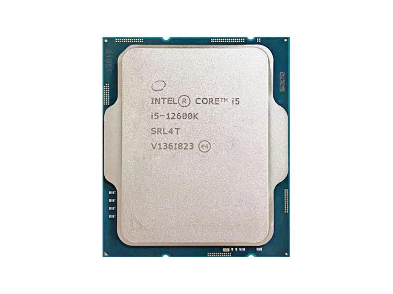 Intel Core i5-12600K i5 12600K 3.4 GHz Ten-Core Sixteen-Thread CPU ...