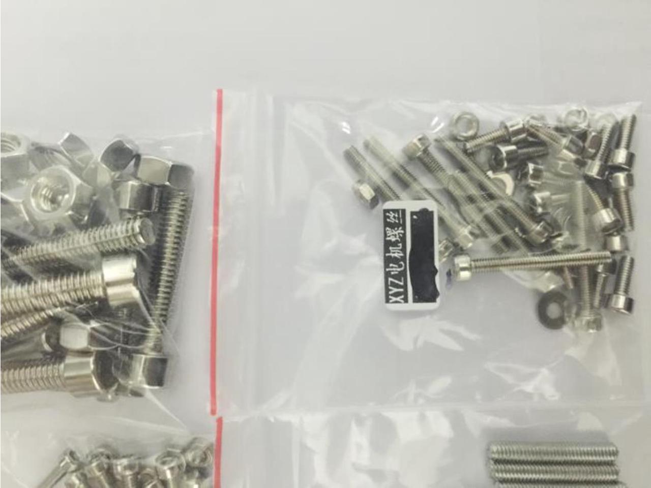 K800 screw nut BOM washer Metric Hardware Kit Nuts Washers Bolts For ...