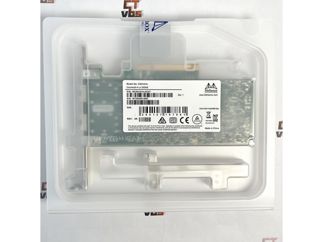 CX4121A MCX4121A-ACAT Mellanox ConnectX-4 25Gigabit Ethernet ADAPTER CARD PCIE - Newegg.com