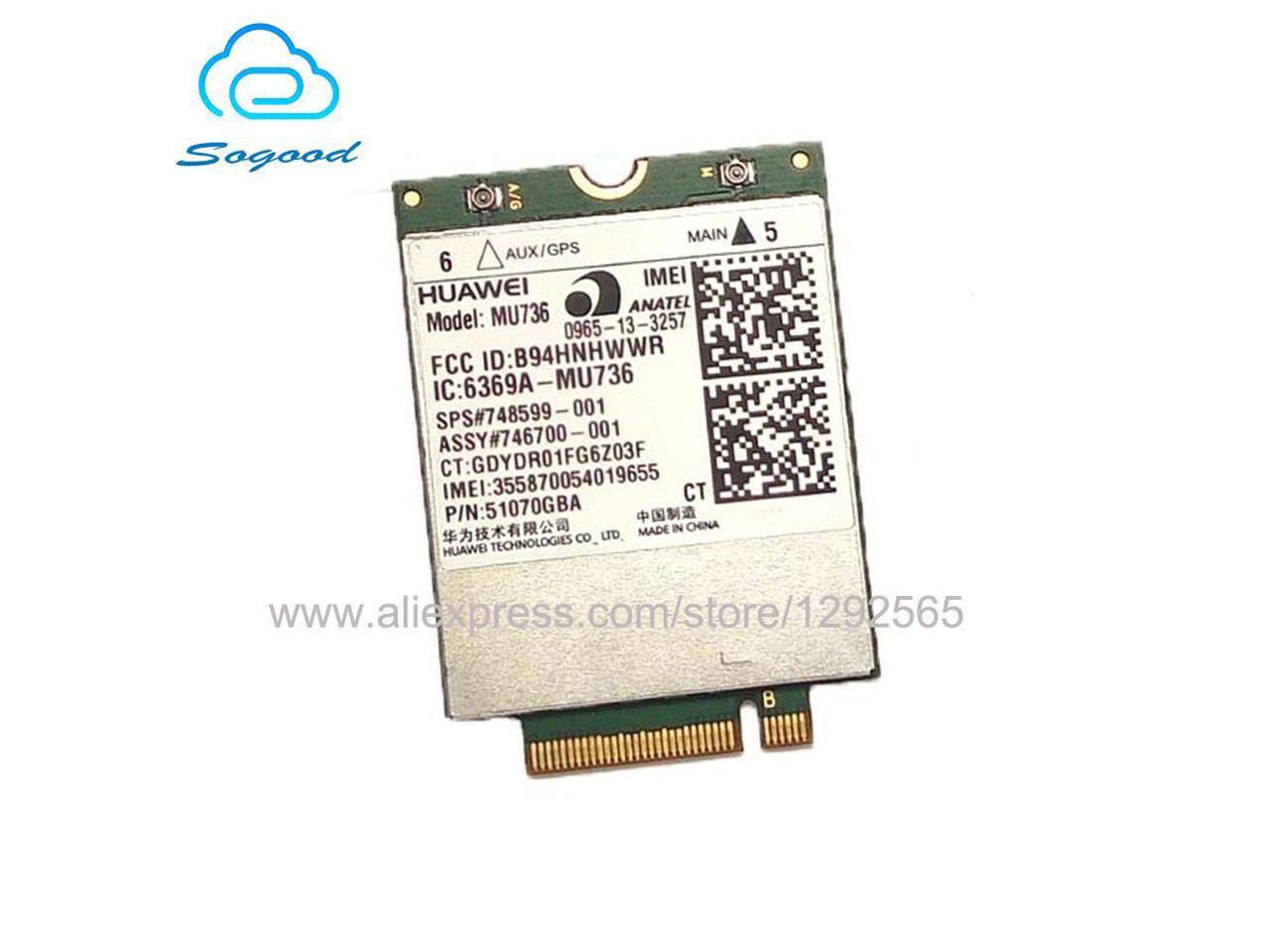 authentic UNLOCKED HUAWEI MU736 Unicom 3G Internet Module NGFF M.2 ...