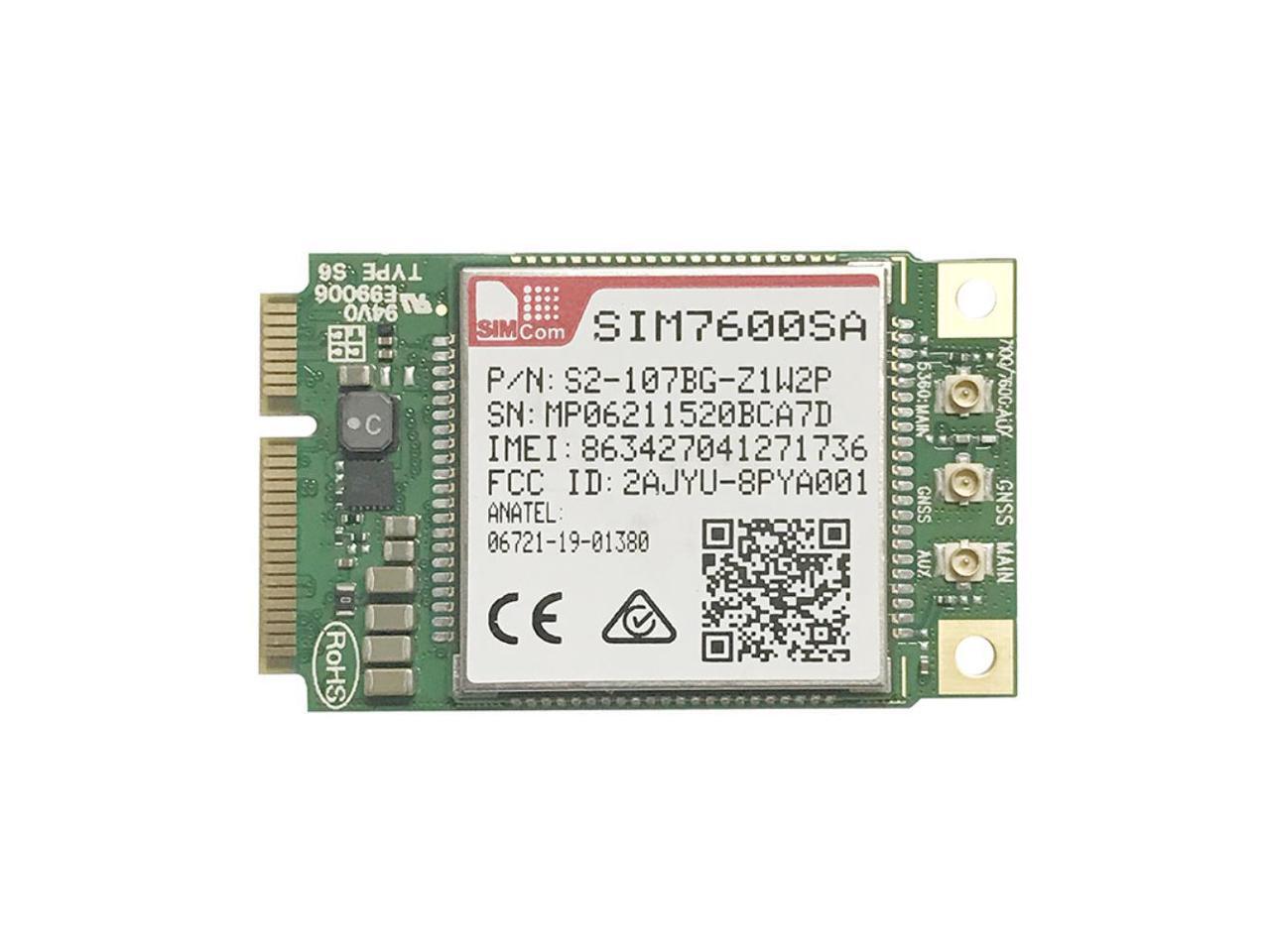 Simcom Sim7600sa Mini Pcie Lte Cat 1 Module Lte Fdd B1 B2 B3 B4 B5 B7