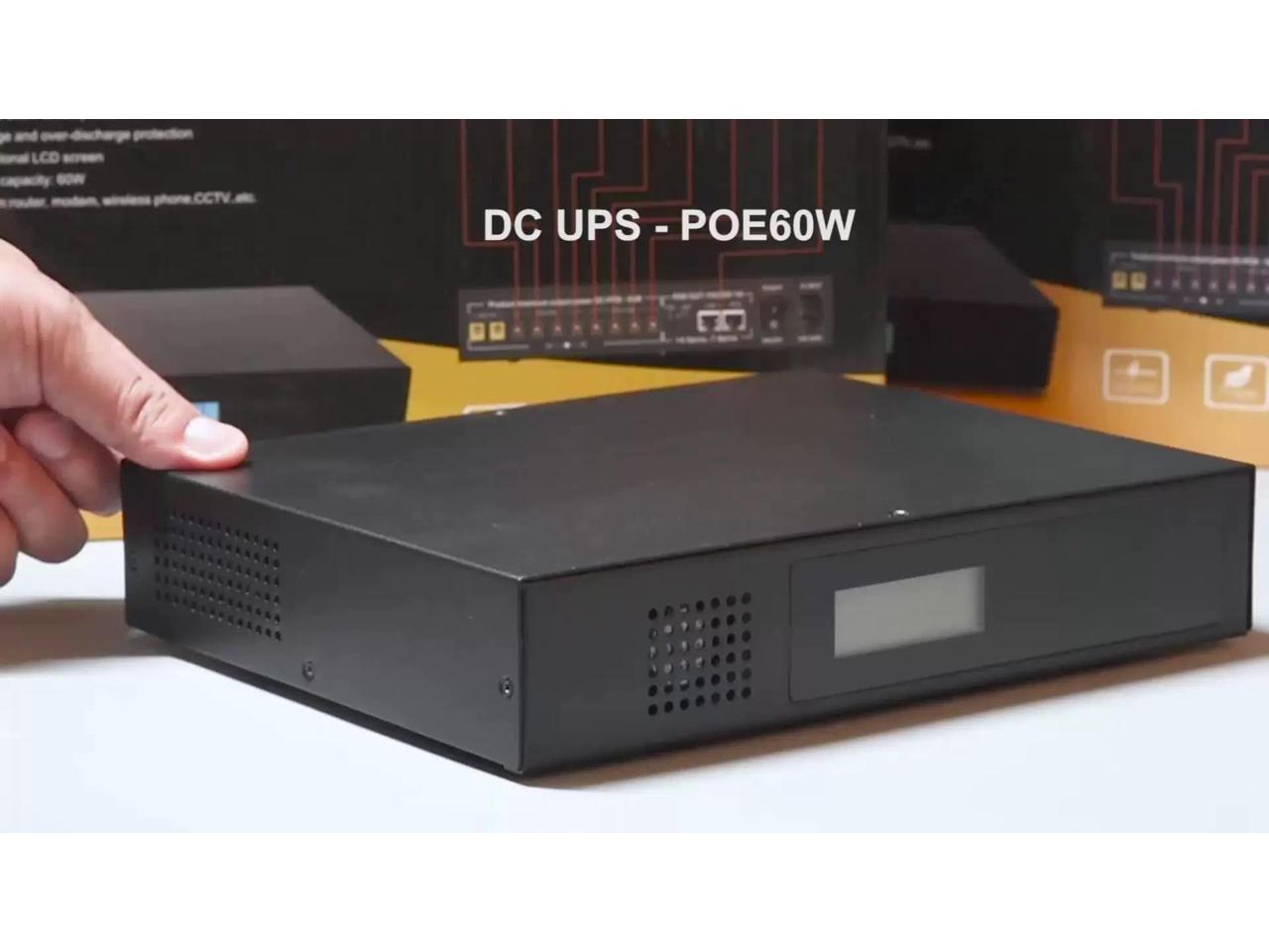 SKE Mini DC UPS POE 60W UPS Portable Battery Backup Uninterrupted Power ...