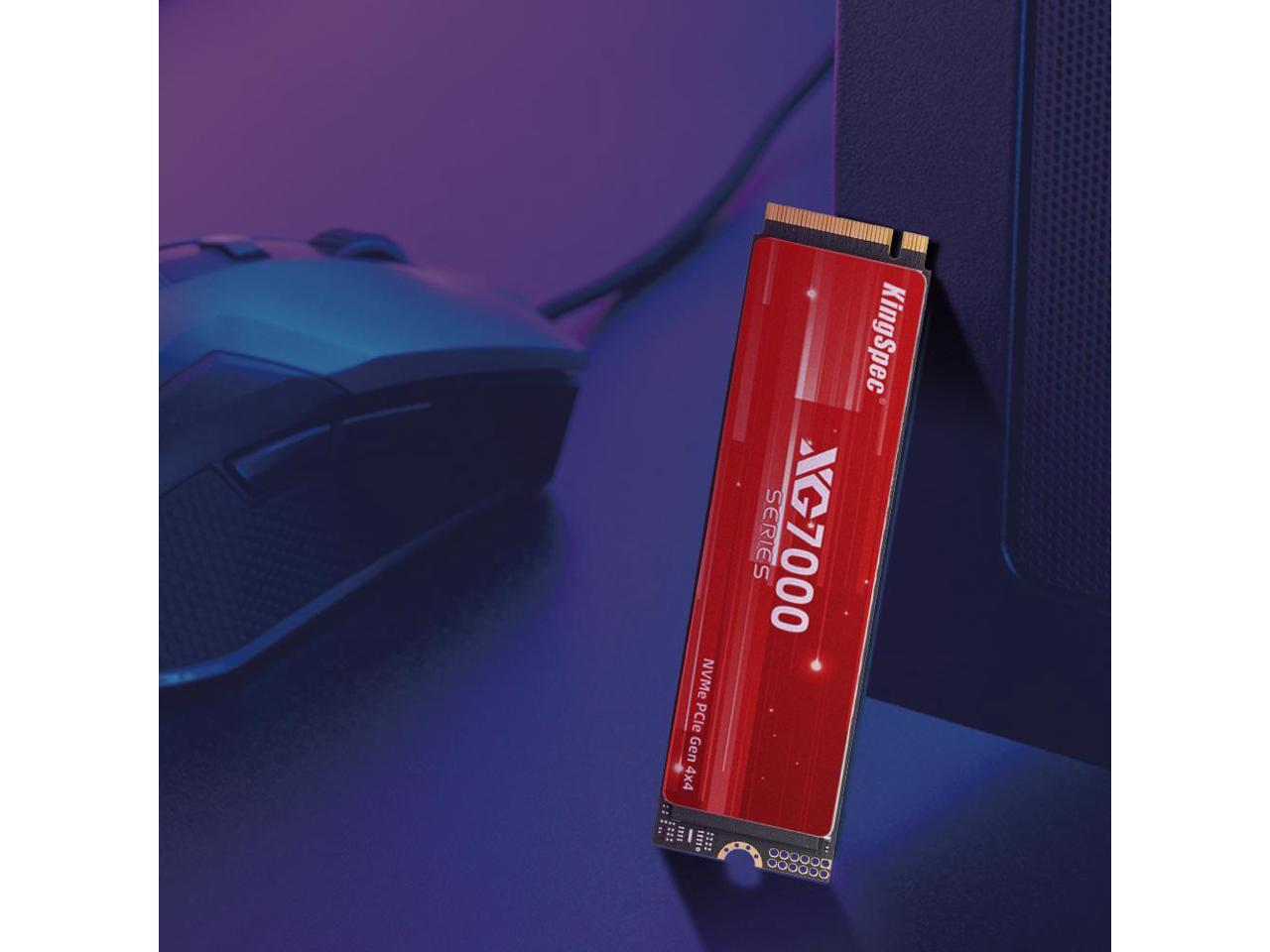 KingSpec XG 7000 1TB M.2 2280 PCIe 4.0x4 NVME 1.4 Internal Solid State ...