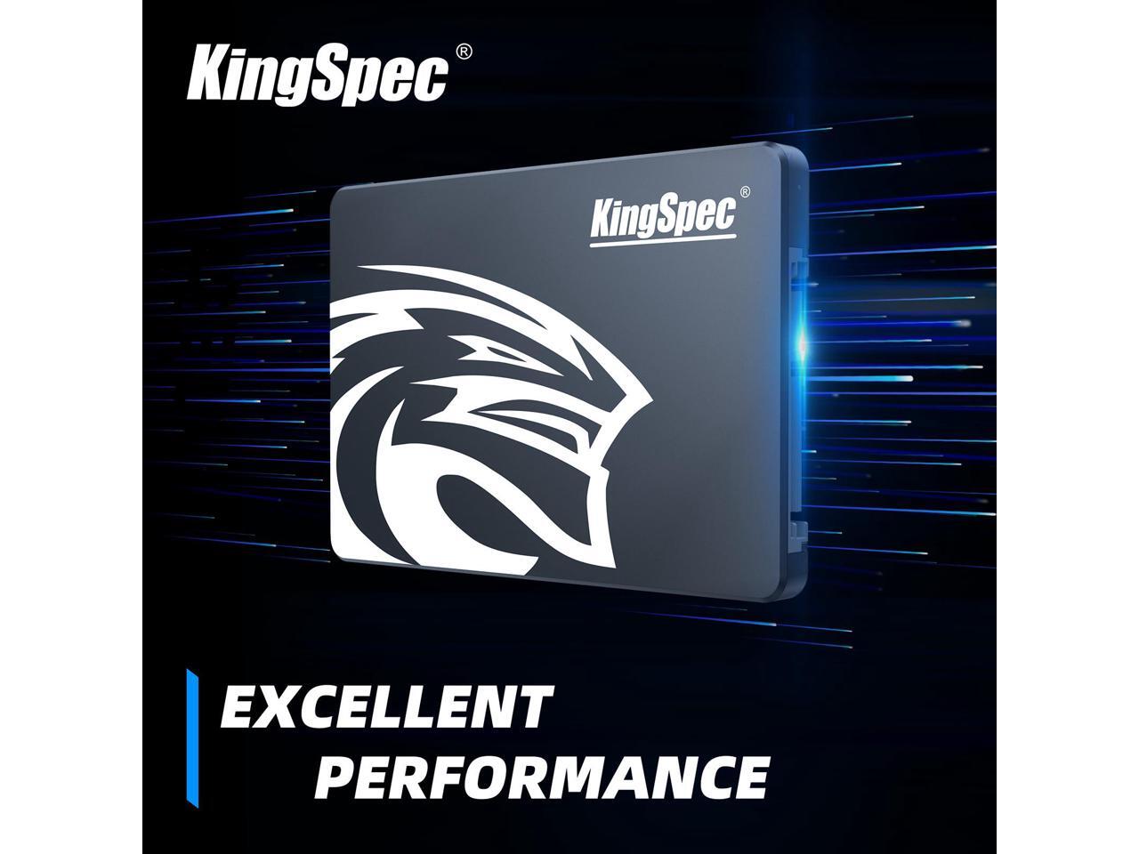 KingSpec SSD Internal Solid State Drive 2.5 Inch SATA III NAND Flash ...