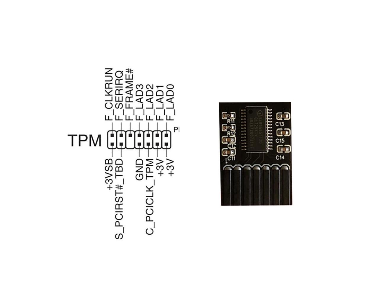 TPM 2.0 Security Module Supports Windows 11 For ASUS Motherboard 14 Pin ...