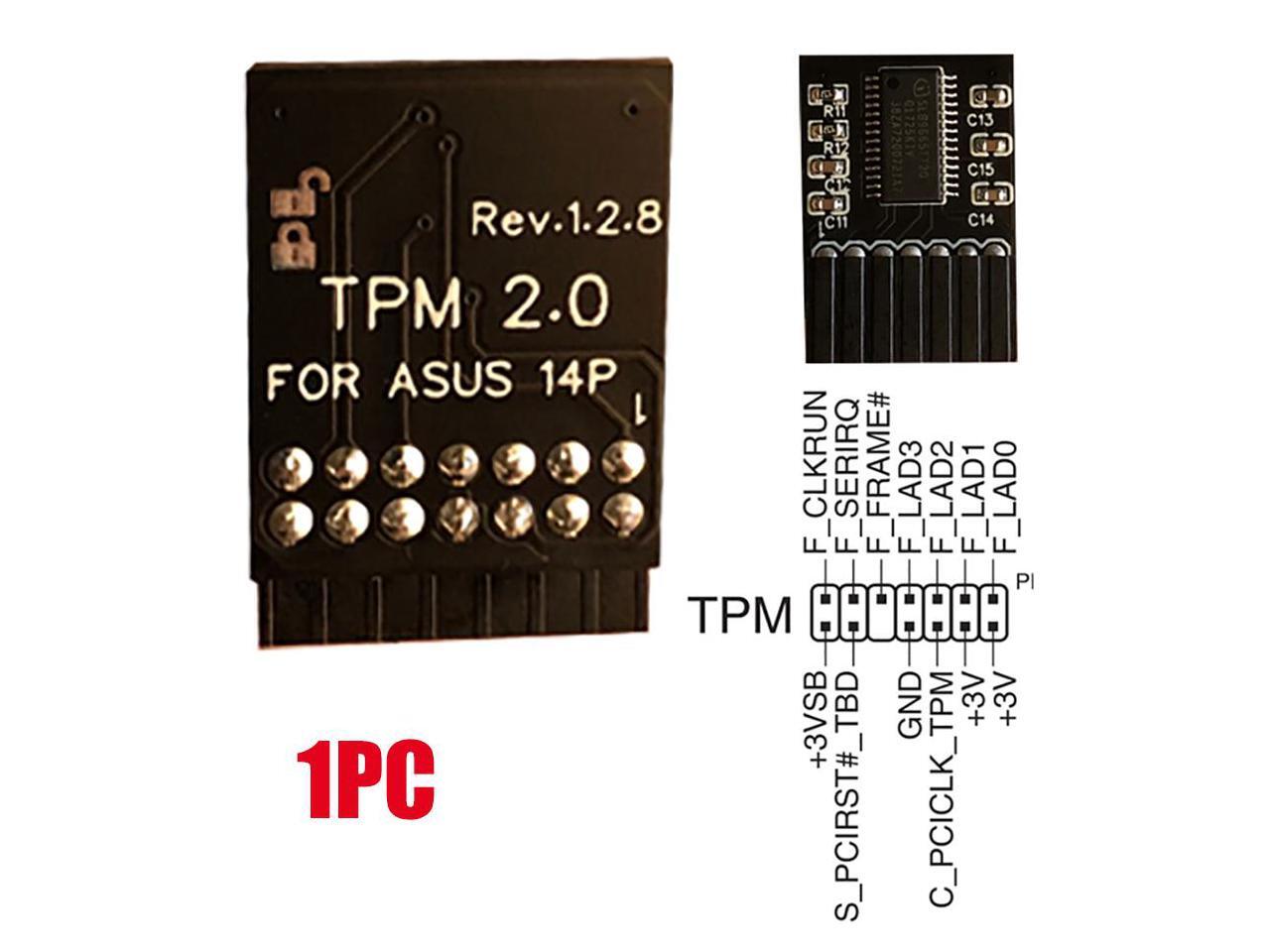 TPM 2.0 Security Module Supports Windows 11 For ASUS Motherboard 14 Pin ...