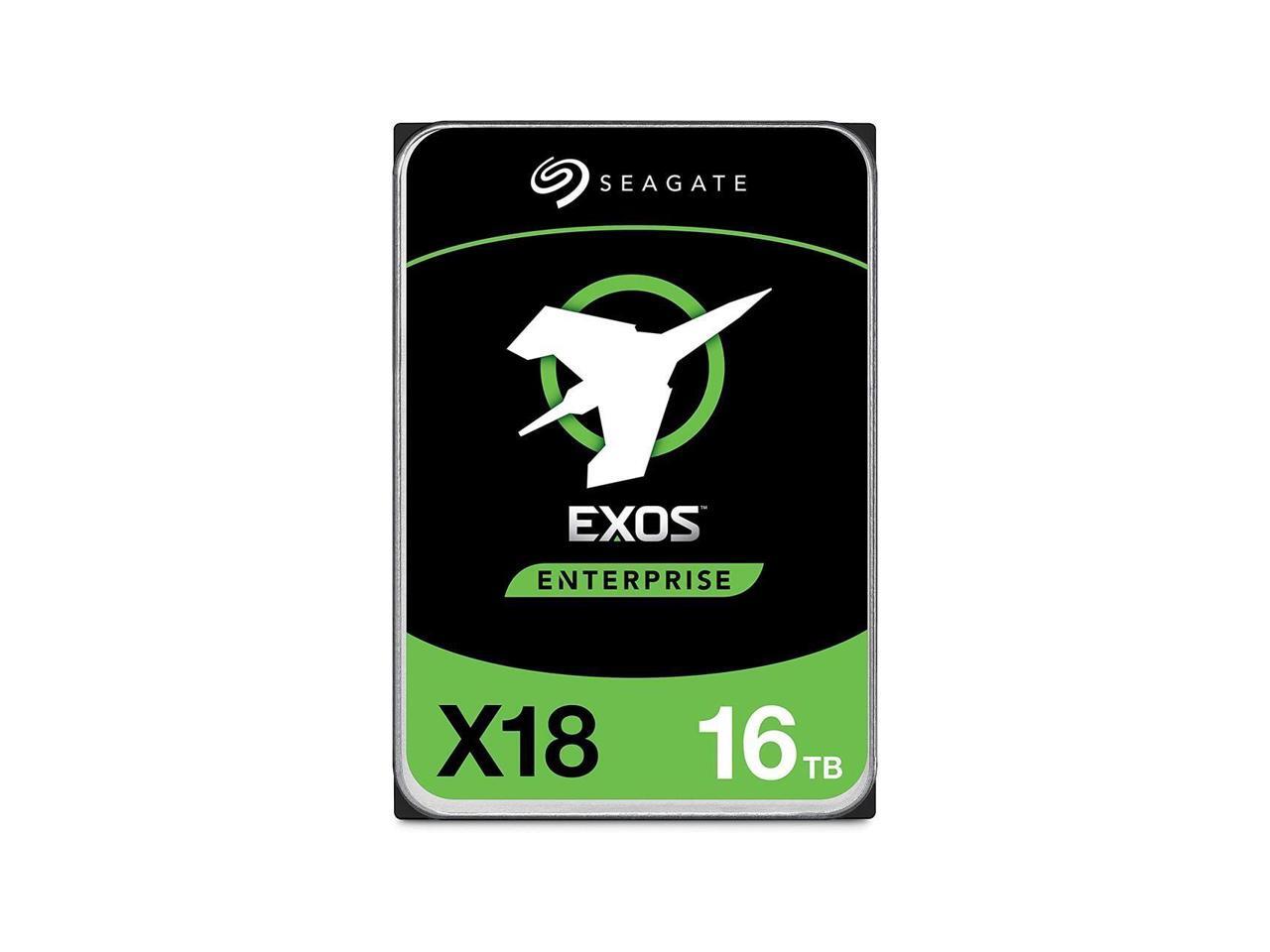 Seagate Exos 16TB Enterprise HDD X18 SATA 6Gb/s 512e/4Kn 7200 RPM 256MB ...