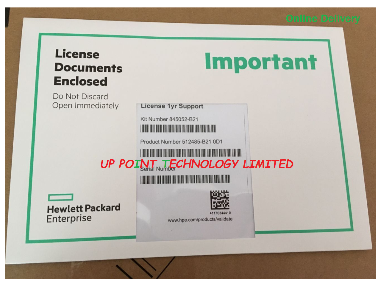 HP 512485-B21 iLO Advanced 1 Server License with 1yr 24x7 Tech Support ...