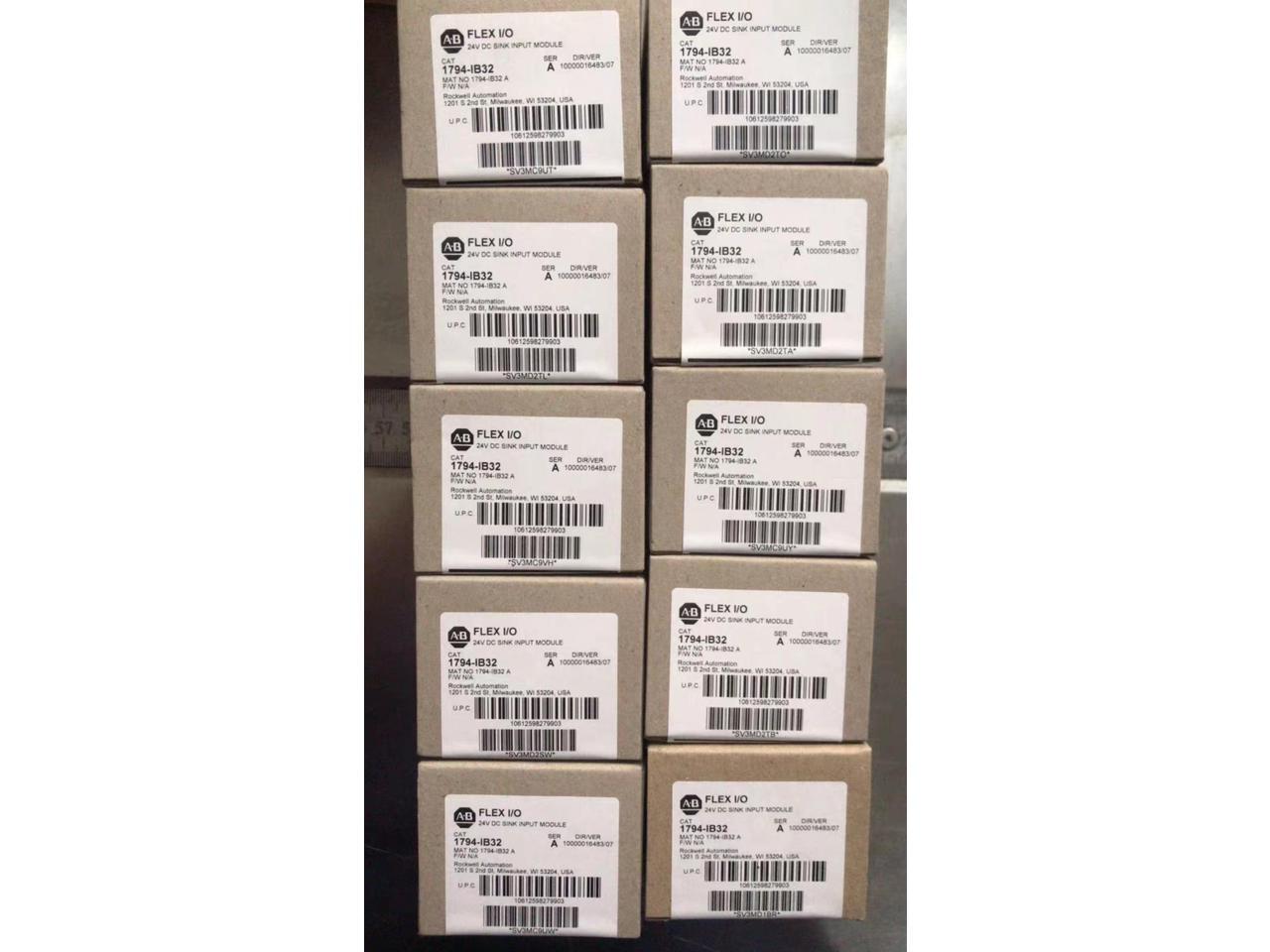 NEW FACTORY SEALED 1794-IB32 FLEX I/O SER A INPUT MODULE 1794IB32 ...