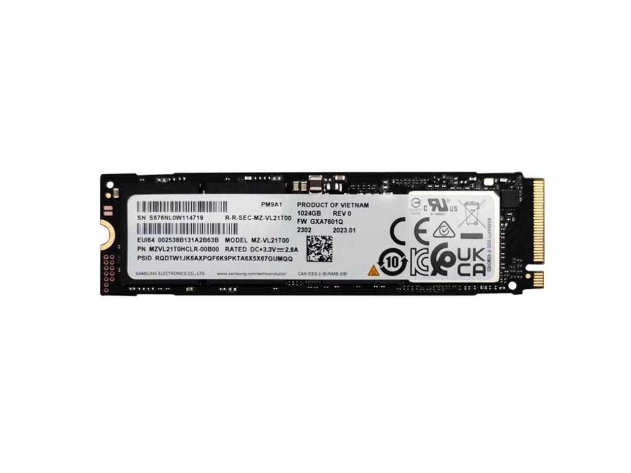 NEW Samsung PM9A1 1TB PCIe Gen 4 NVME SSD 7000MBs 2023 MODEL Solid ...