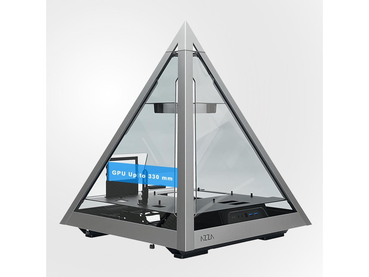 AZZA PYRAMID 804L / PCIE 3.0 included / Gaming / CNC ATX Case ...