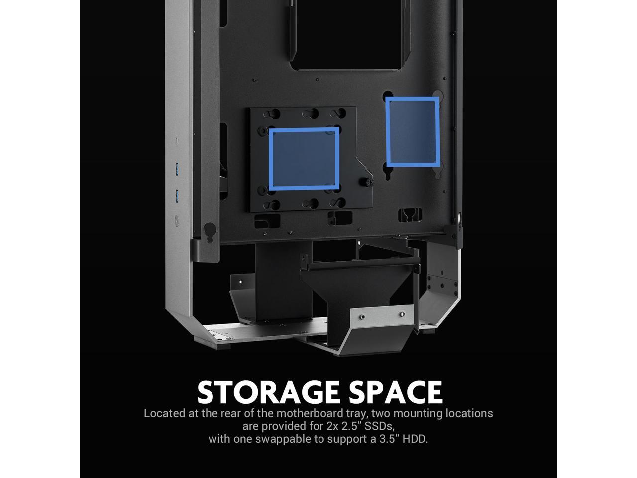 AZZA Opus 809 / Gaming / CNC ATX Case / 4-Side Tempered Glass / Silver ...