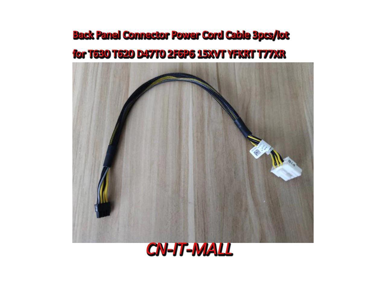 Back Panel Connector Power Cord Cable for T630 T620 D47T0 2F6P6 15XVT ...