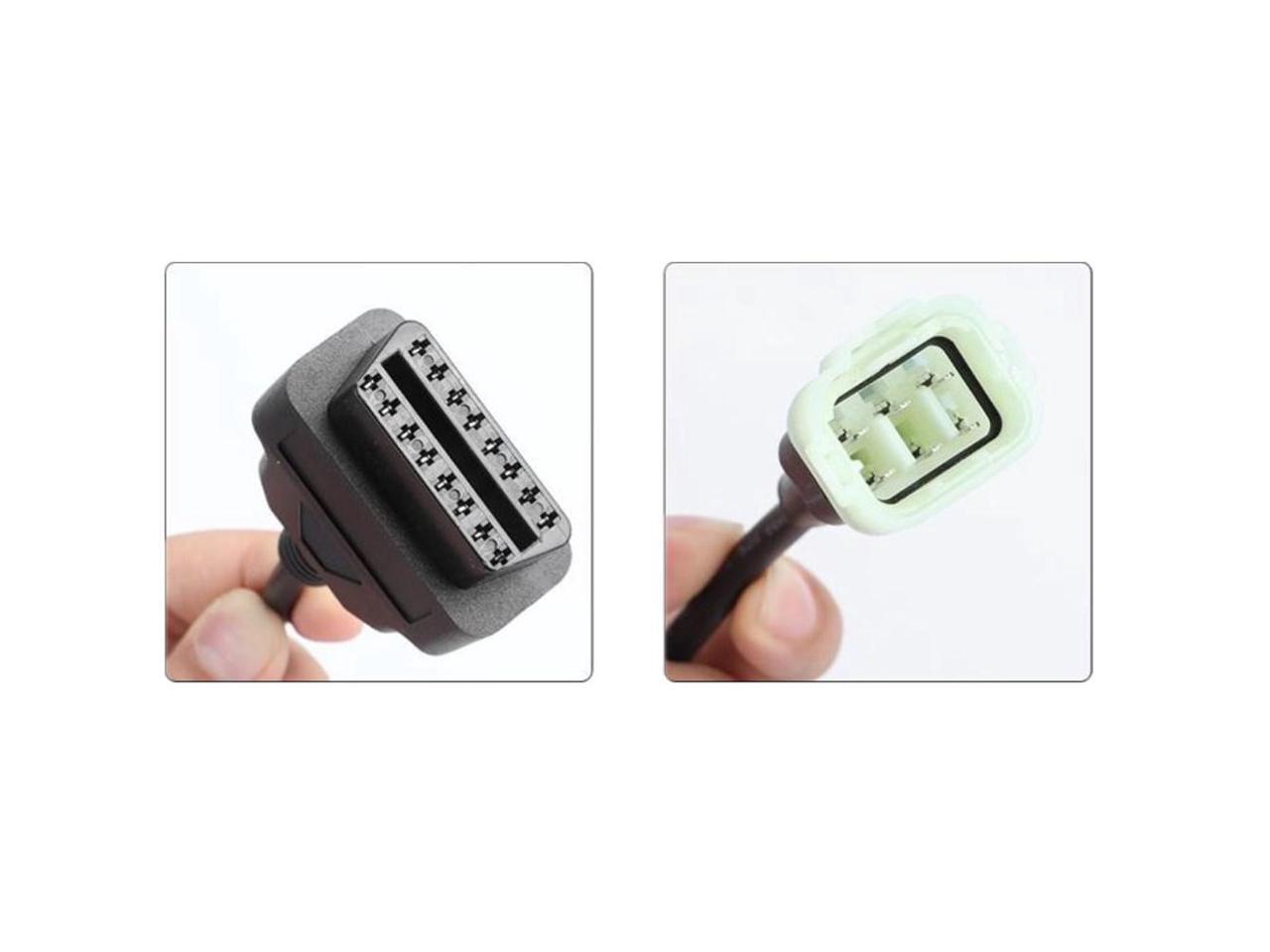 cables 6Pin to 16Pin Adapter Cable OBD2 Engine Fault Diagnosis and ...