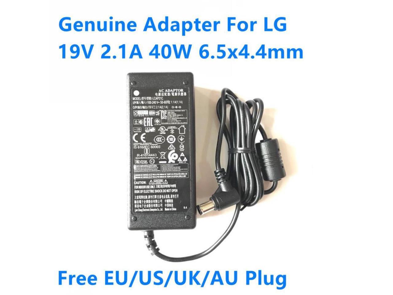 LCAP21C 19V 2.1A 40W LCAP25B ADS-45SN-19-3 AC Adapter For LG LCD ...