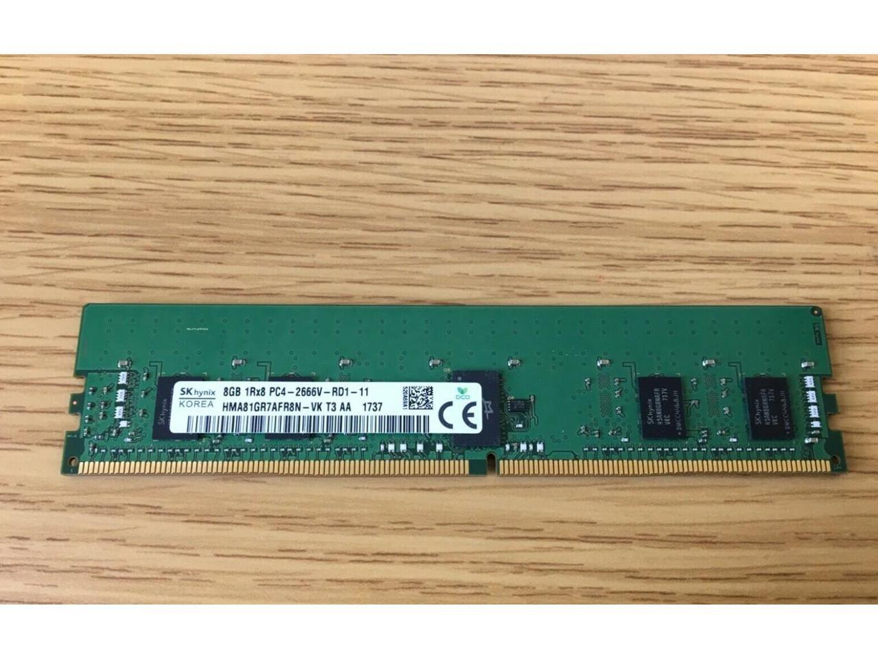 RAM For Modern 8G 1RX8 DDR4 PC4 2666V RD1 11 12 REG Server Memory