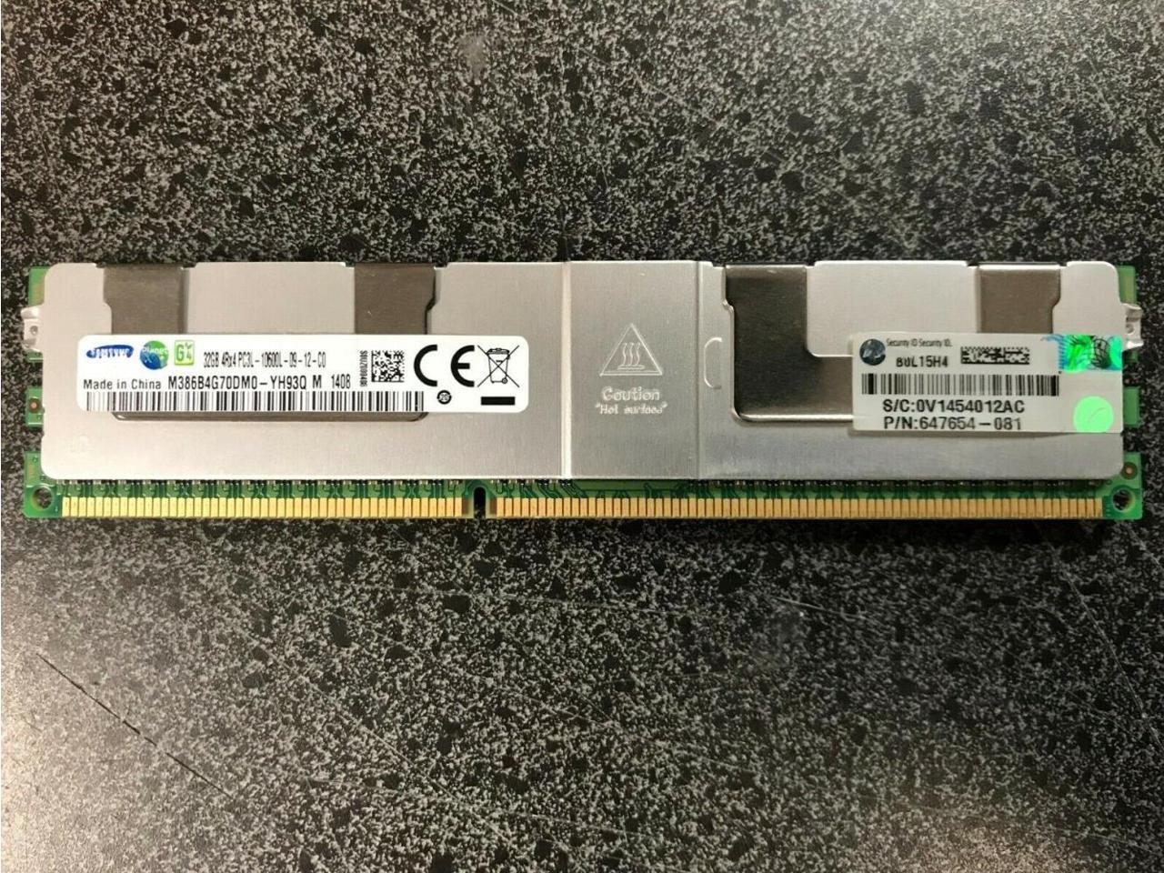 RAM 647903-B21 647654-081 664693-001 32G DDR3 1333 memory - Newegg.com