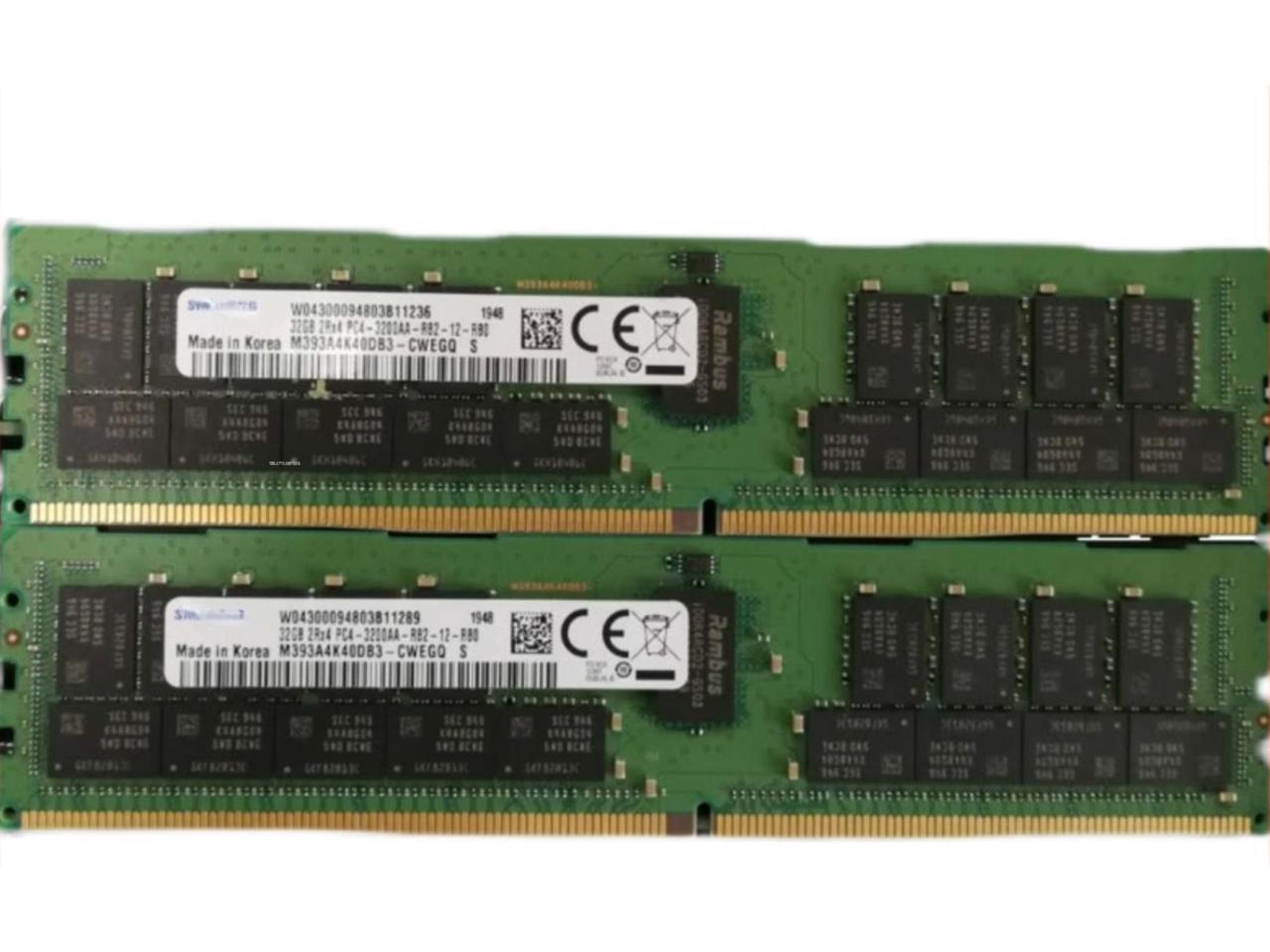 RAM for M393A4K40DB3-CWE server memory stick 32G 2RX4 PC4-3200AA ECC ...