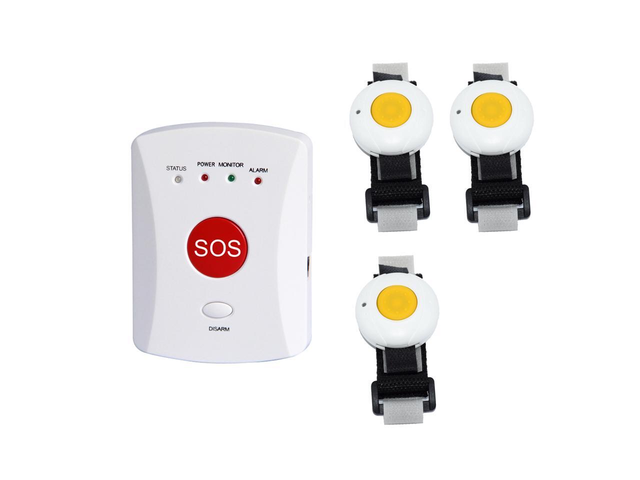 Wireless GSM Home Alarm System SOS Emergency Safety Alarm Remote ...