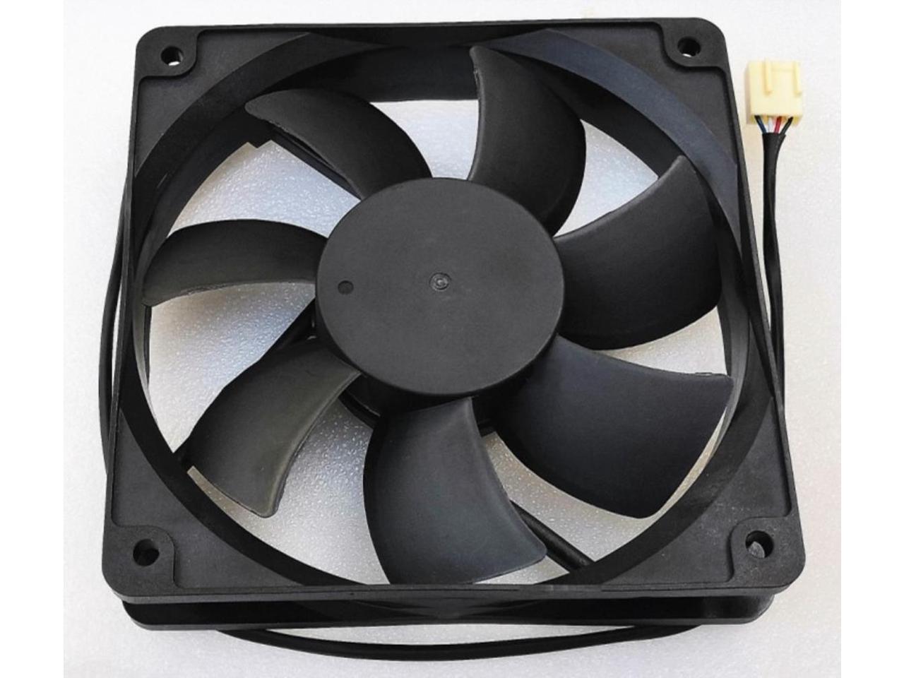 Pwm Fan For ADDA 12025 12cm Fan Double Ball 4-Wire Temperature Control ...