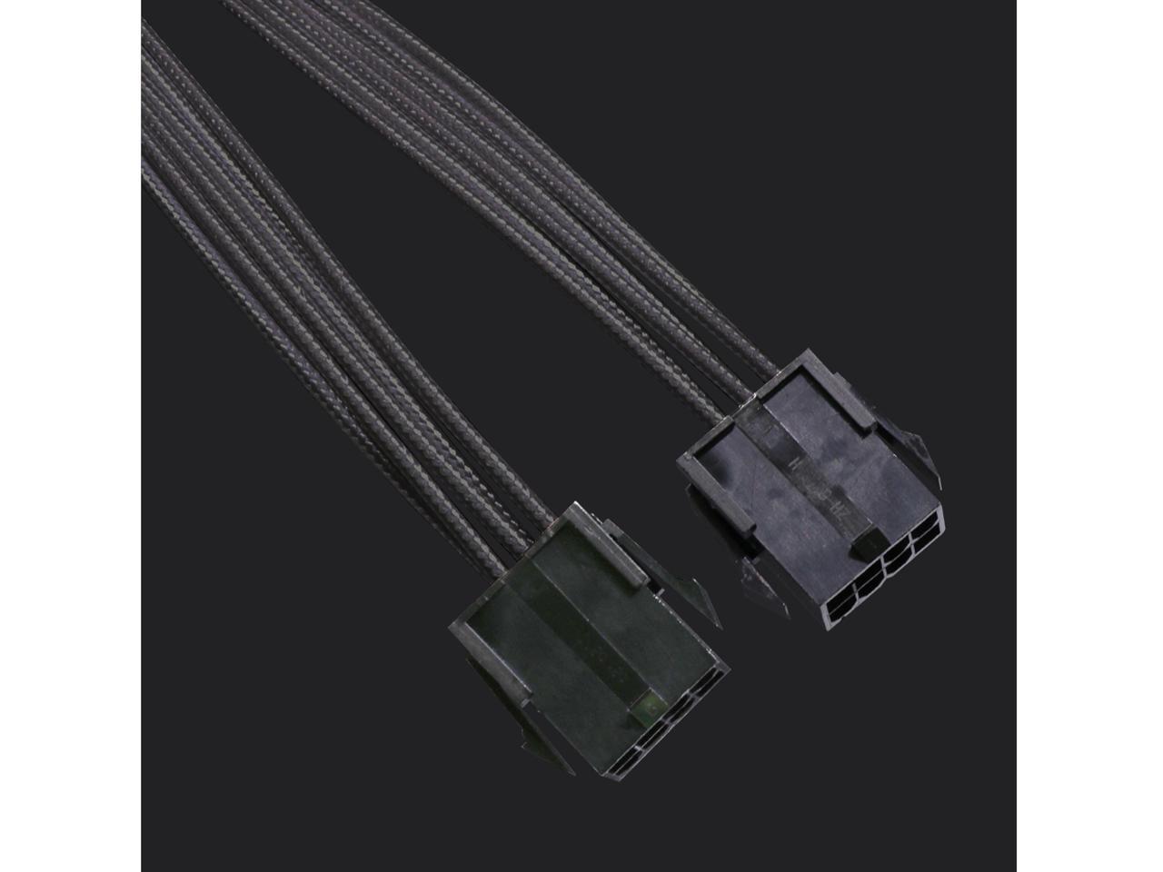 SAMA 12PIN to 2×8PIN Sleeved Extension Cable 30cm 16AWG Cable for RTX 3 ...