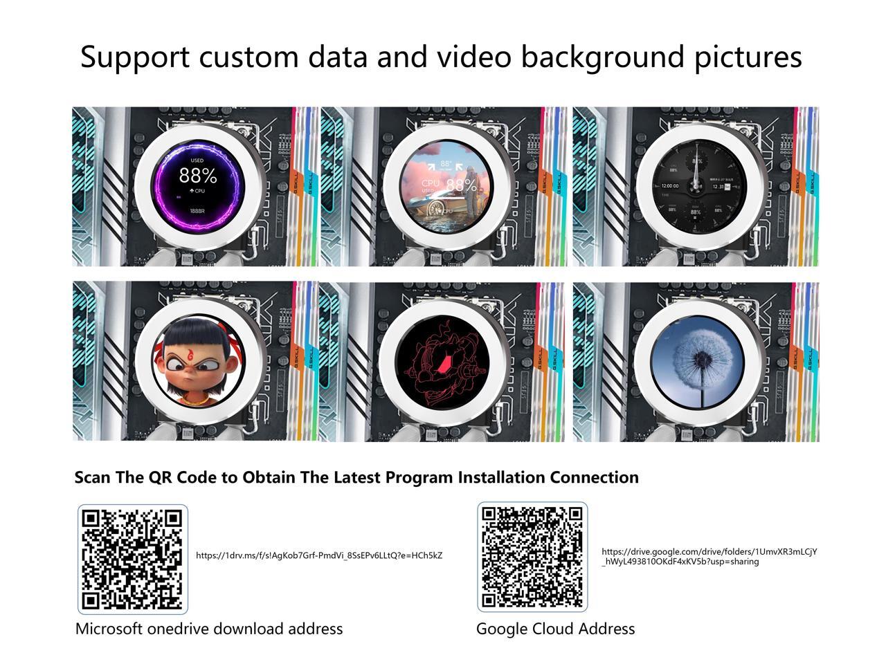 SAMA SM360 Black 360mm Liquid Water AIO CPU Cooler For Gaming PC ...