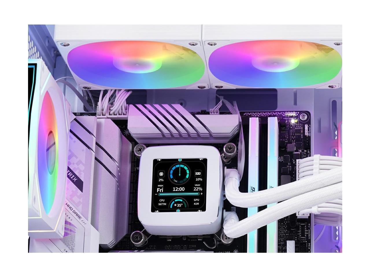 SAMA LD240 PRO 240mm AIO High Efficiency Silent Liquid Cooling CPU ...