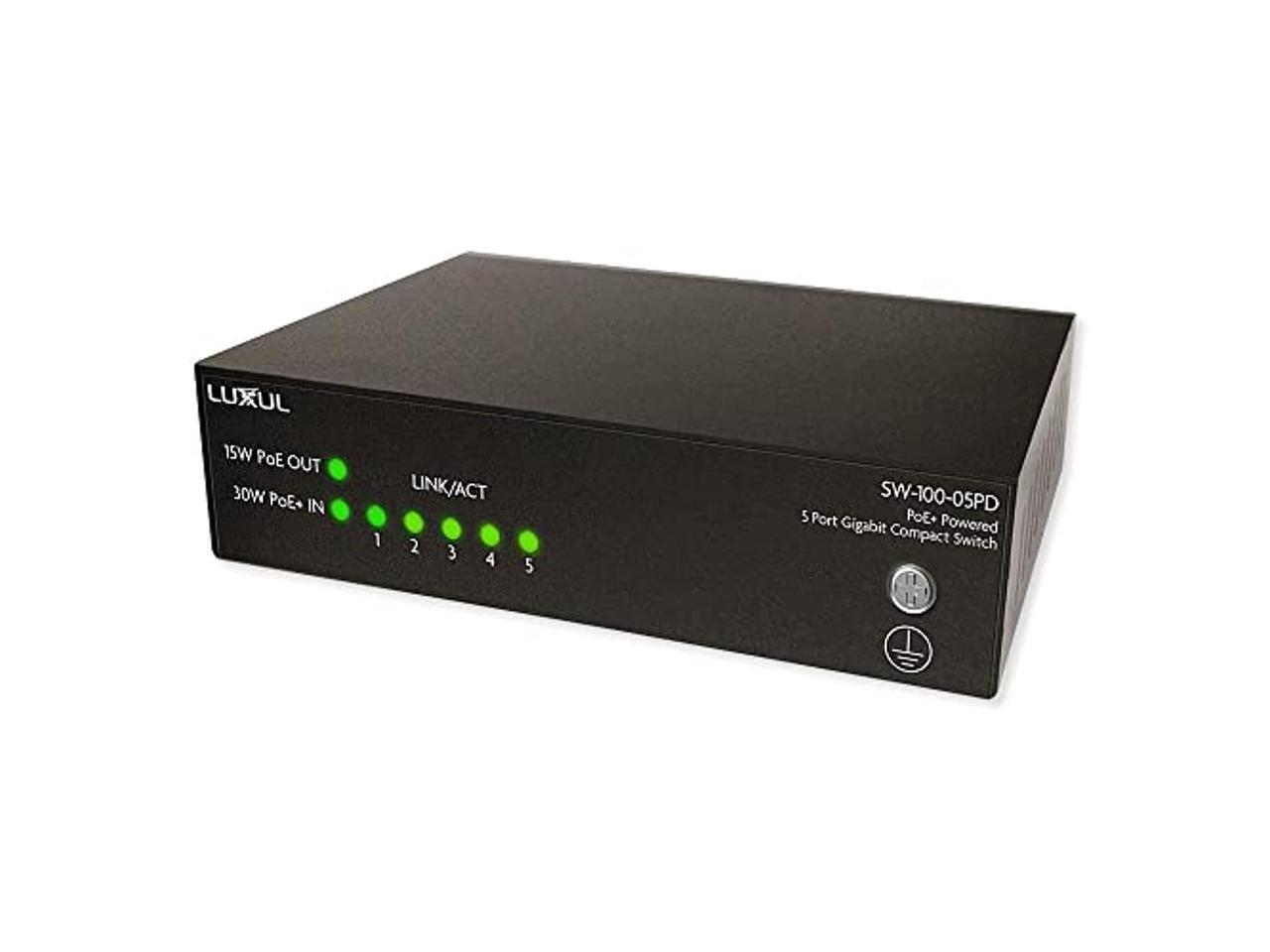5 port unmanaged poe+ switch with poe passthrough - Newegg.com