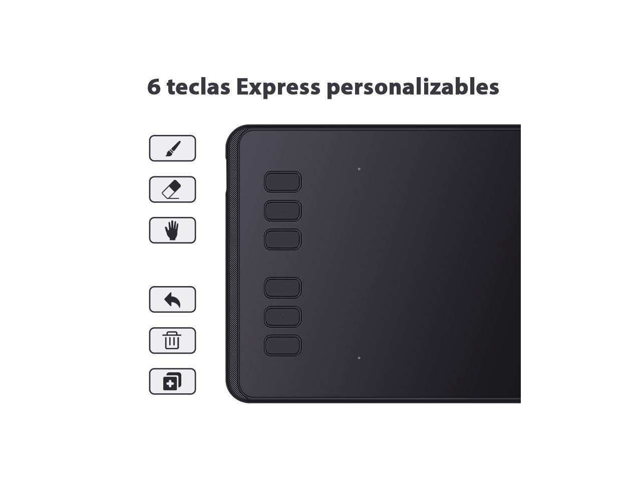 Huion Inspiroy H640P 6.3 x 3.9inch Graphics Drawing Pen Tablet Android ...