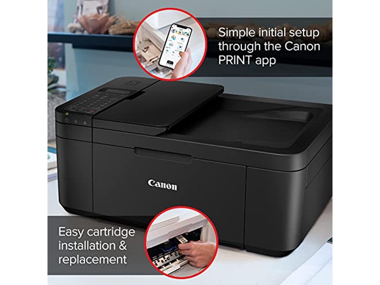 Canon PIXMA TR4720 Wireless All-in-One Printer (Black) - Newegg.com