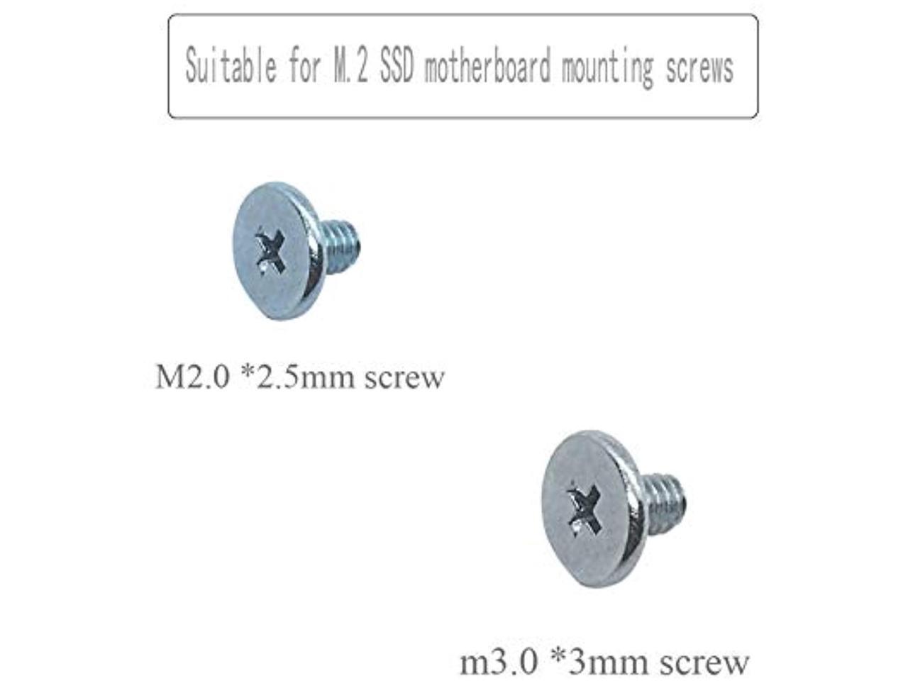 Pcie Nvme M.2 Ssd Mounting Screws Kit For Asus Gigabyte Asrock Msi ...