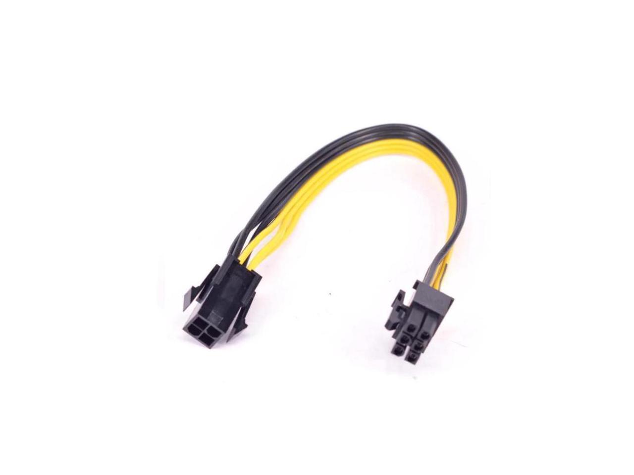 PCIe 6Pin Male to CPU 4Pin Female Power Conversion Cable ATX 12V 4 Pin ...
