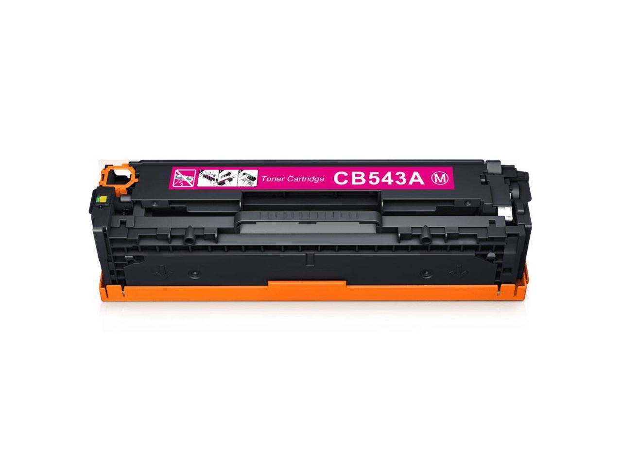 New Magenta Toner Cartridge For HP 125A CB543A Compatible with HP Color ...