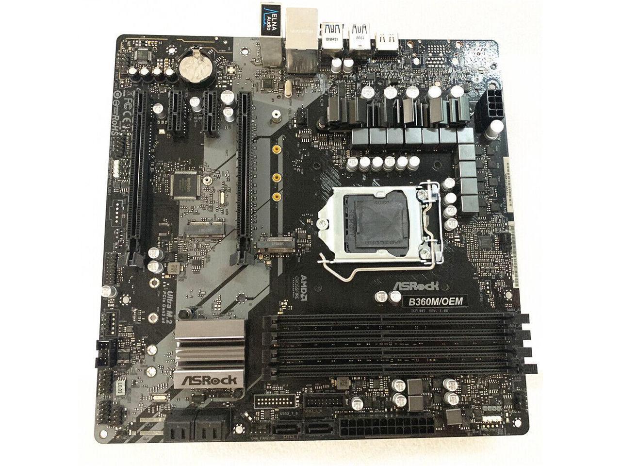 Refurbished: ASRock B360M OEM Motherboard LGA 1151 DDR4 Wifi Intel 8th ...