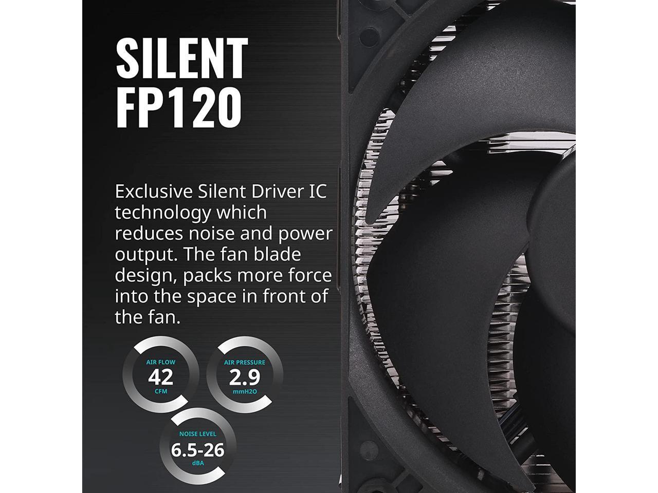 Cooler Master Hyper 212 Black Edition CPU Air Cooler, Silencio FP120 ...