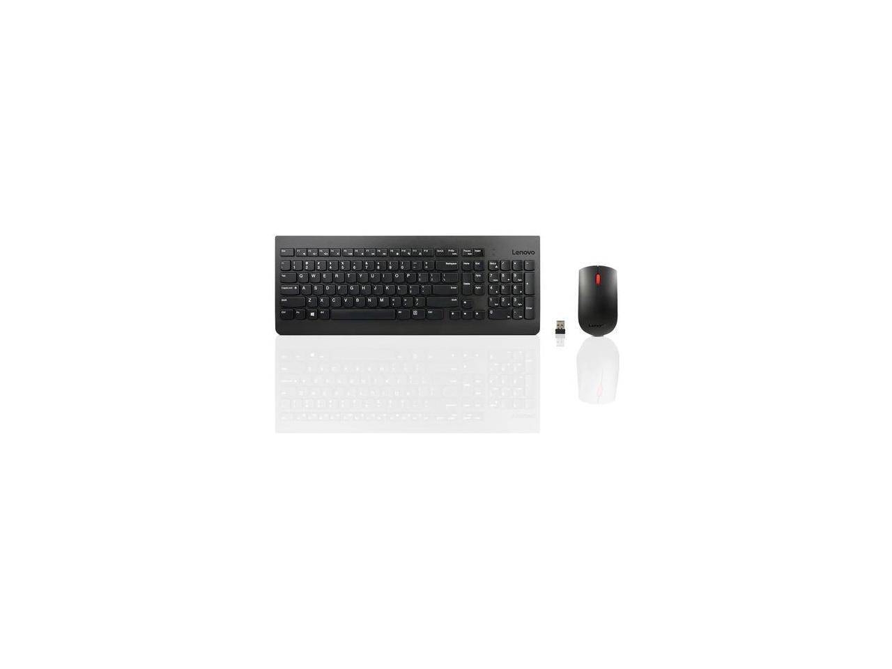 Lenovo 510 Wireless Keyboard & Mouse Combo, 2.4 GHz Nano USB Receiver ...