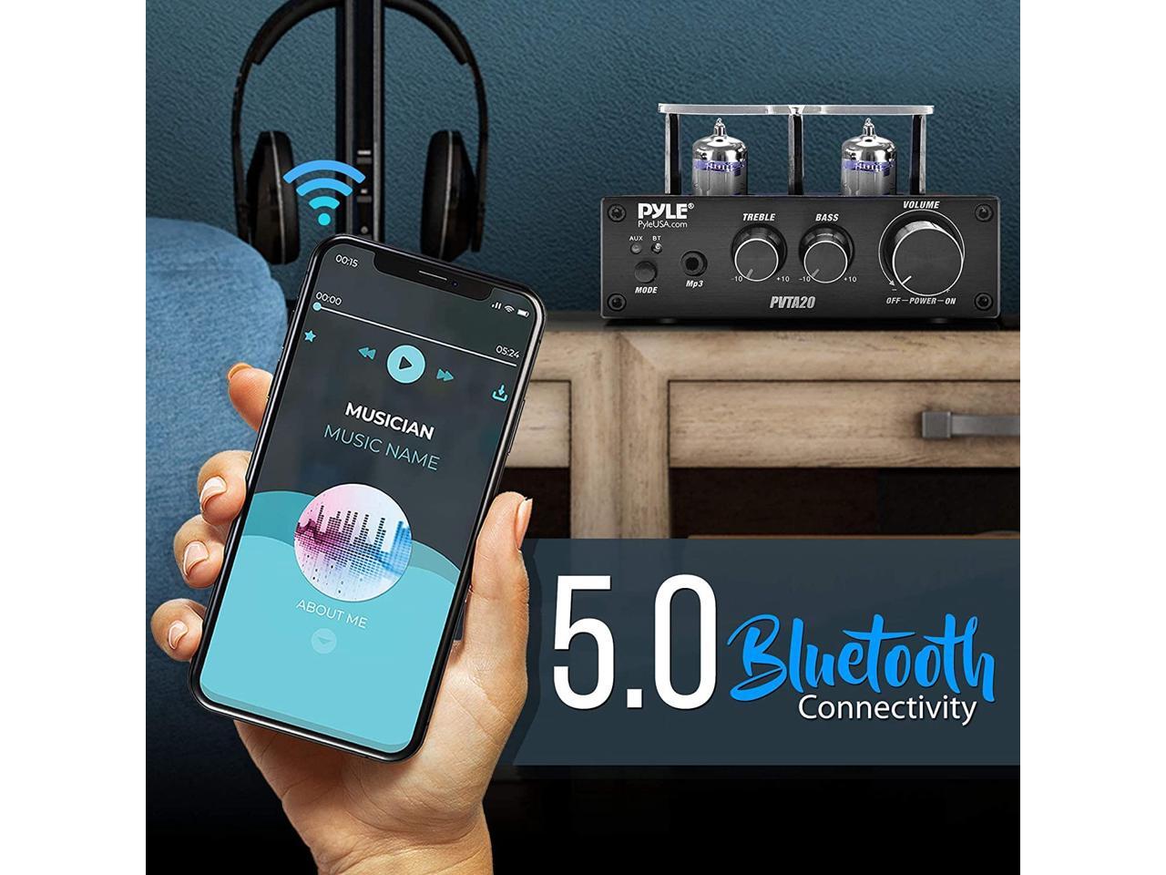 Bluetooth Tube Amplifier Stereo Receiver - 600W Home Audio Desktop ...