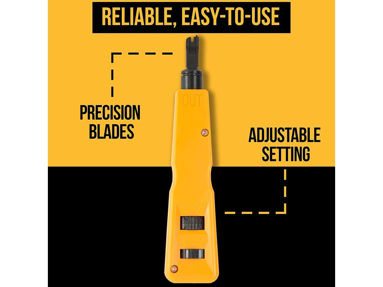 Professional Network Tool Kit 15 In 1 - RJ45 Crimper Tool Cat 5 Cat6 ...