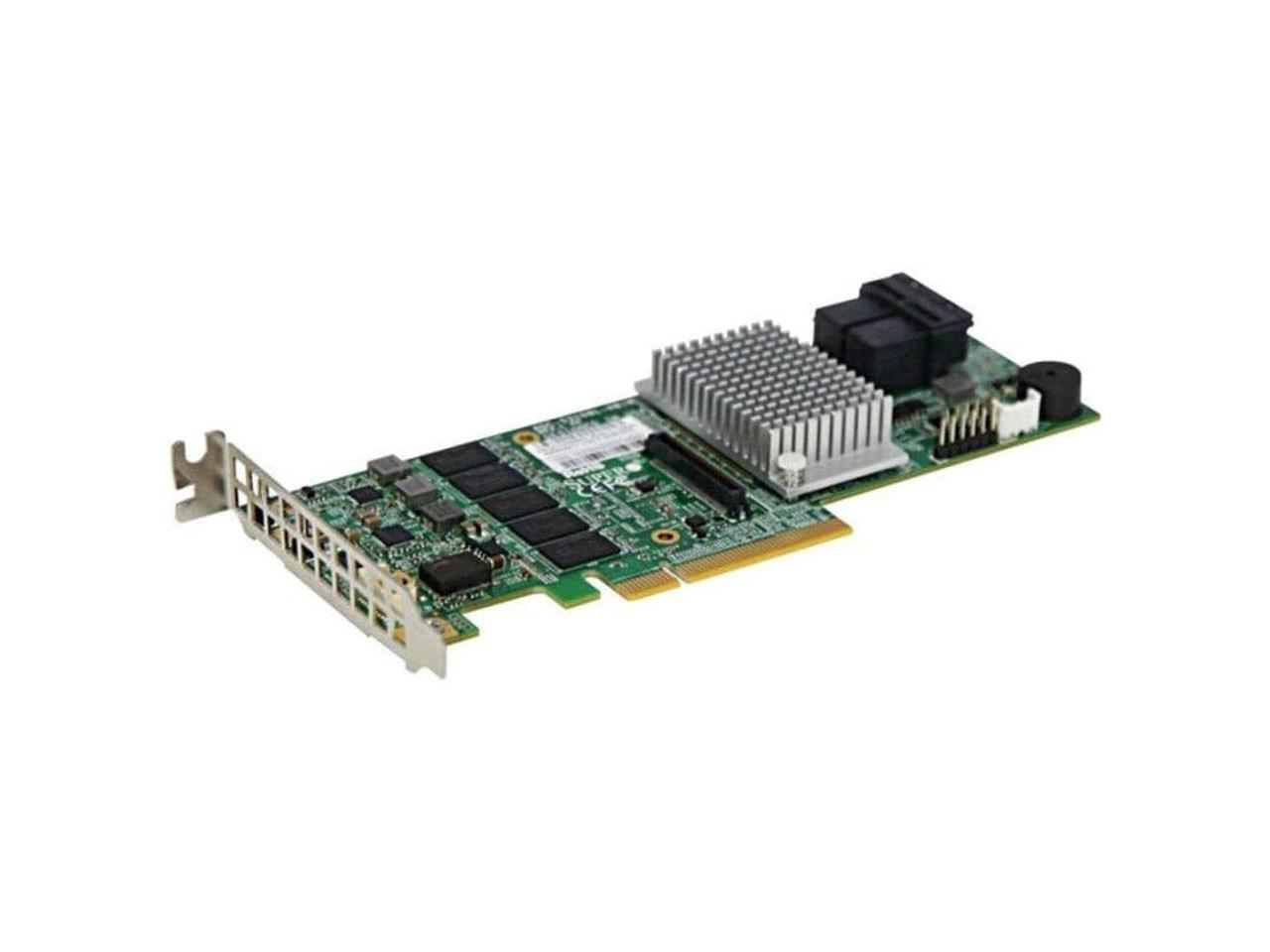 Supermicro AOC-S3108L-H8IR-16DD 12Gb/s 8-Port SAS SATA RAID Adapter ...