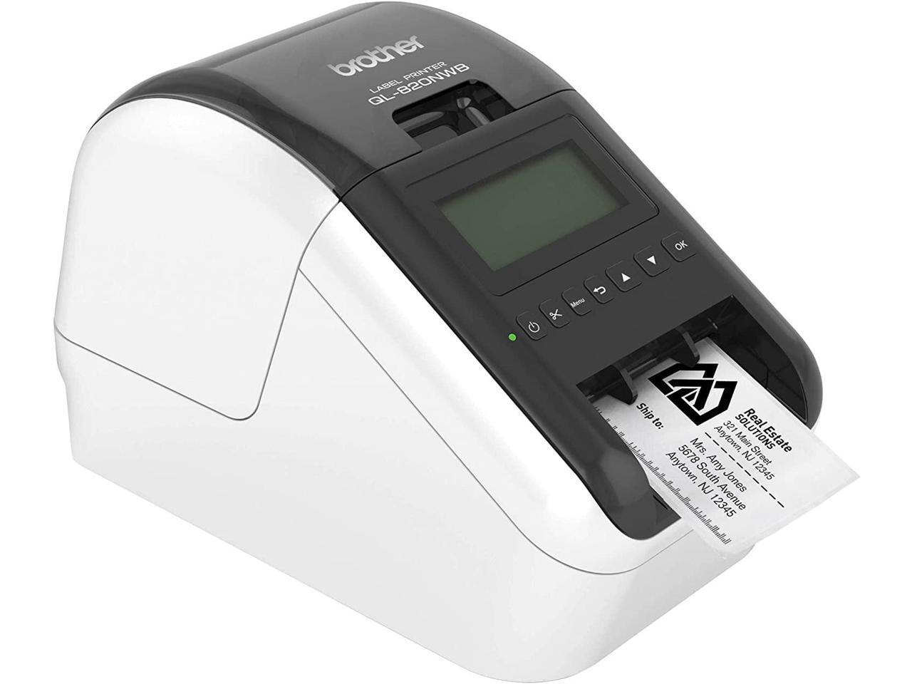 Brother QL-820NWBC Professional Ultra Flexible Label Printer with Wired ...