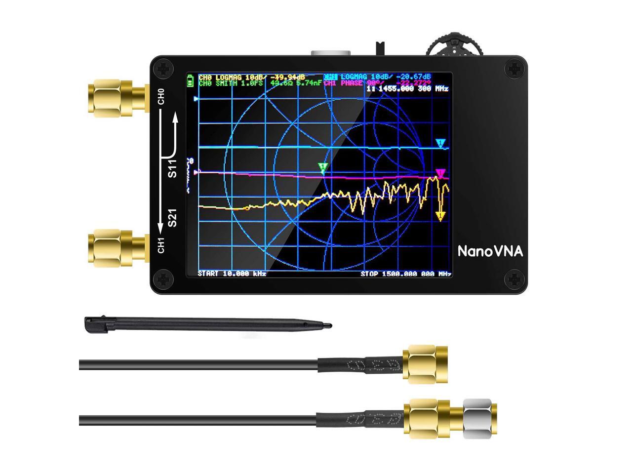 NanoVNA Vector Network Analyzer 10KHz -1.5GHz HW V3.5 HF VHF UHF ...