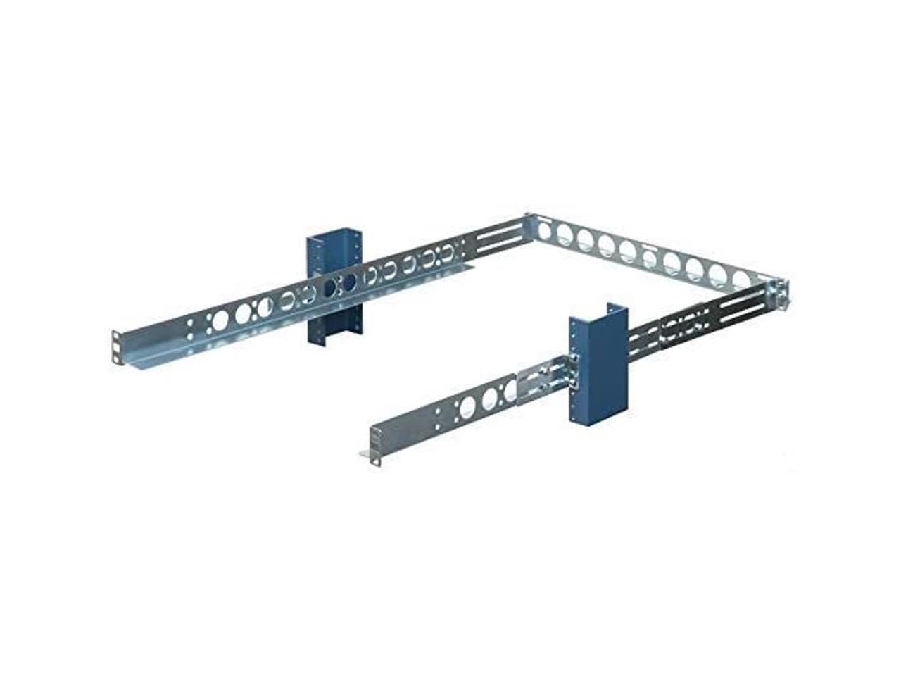 1U 2-Post Universal Rack Mount Rail Kit for All Servers with Cable ...
