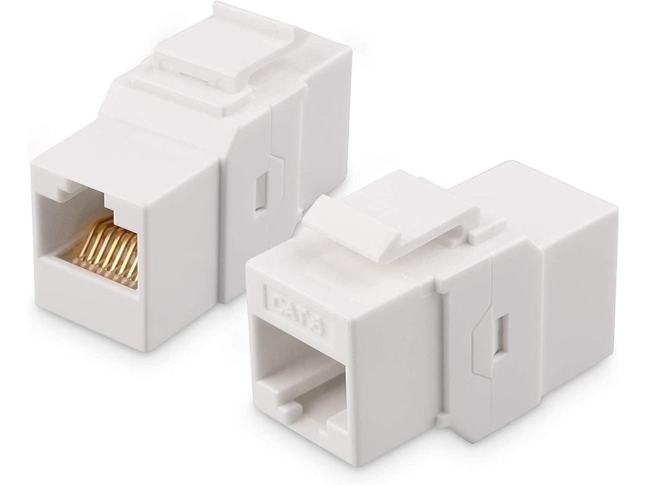 Cable Matters 2-Pack 2-Port Ethernet Wall Plate, Cat6 Wall Plate / Cat5 ...