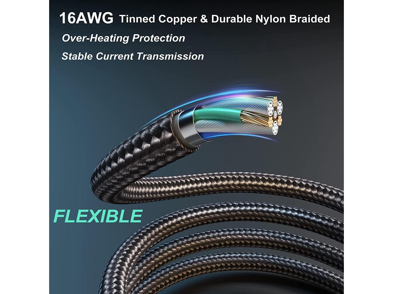 RTX 4070Ti PCIe 5.0 Power Cable Extender, 12VHPWR 16Pin(12+4) Male to ...