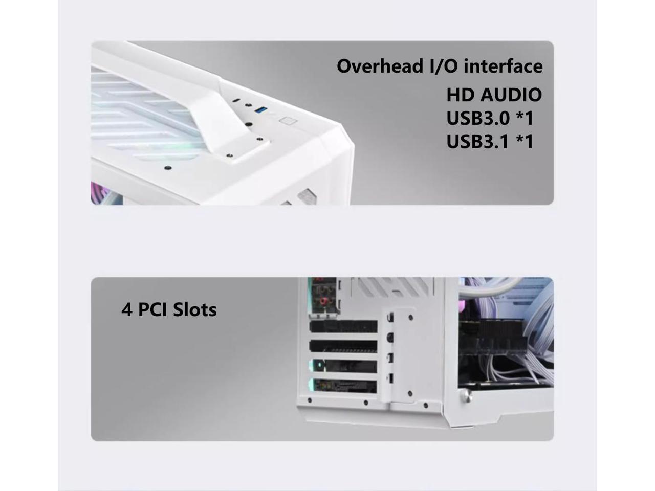 Small Computer Case, Lightweight and Portable Aluminum ITX/MATX ...