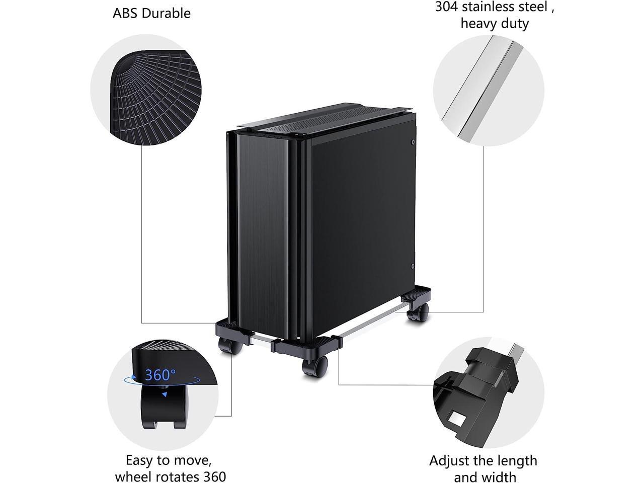 Computer Tower Stand - Adjustable PC Stand for Most Desktop Towers ...