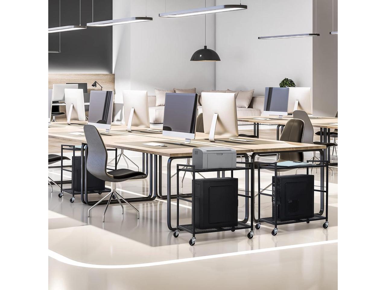 Computer Tower Stand PC Tower Stand, Mobile CPU Holder Stand Cart with ...