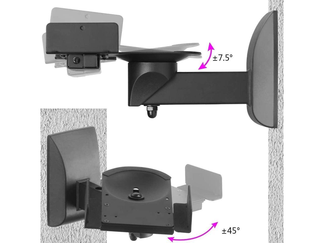 Speaker Wall Mounts, Dual Speaker Stands for Surround Sound Speakers ...