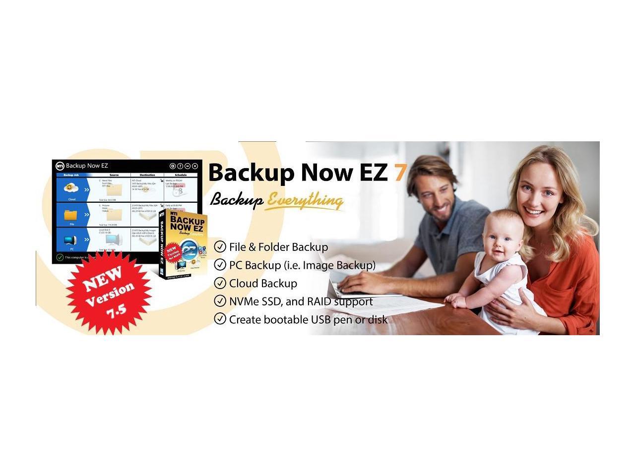 NTI Backup Now EZ (3-PC) | New Version for 2024 - Newegg.com